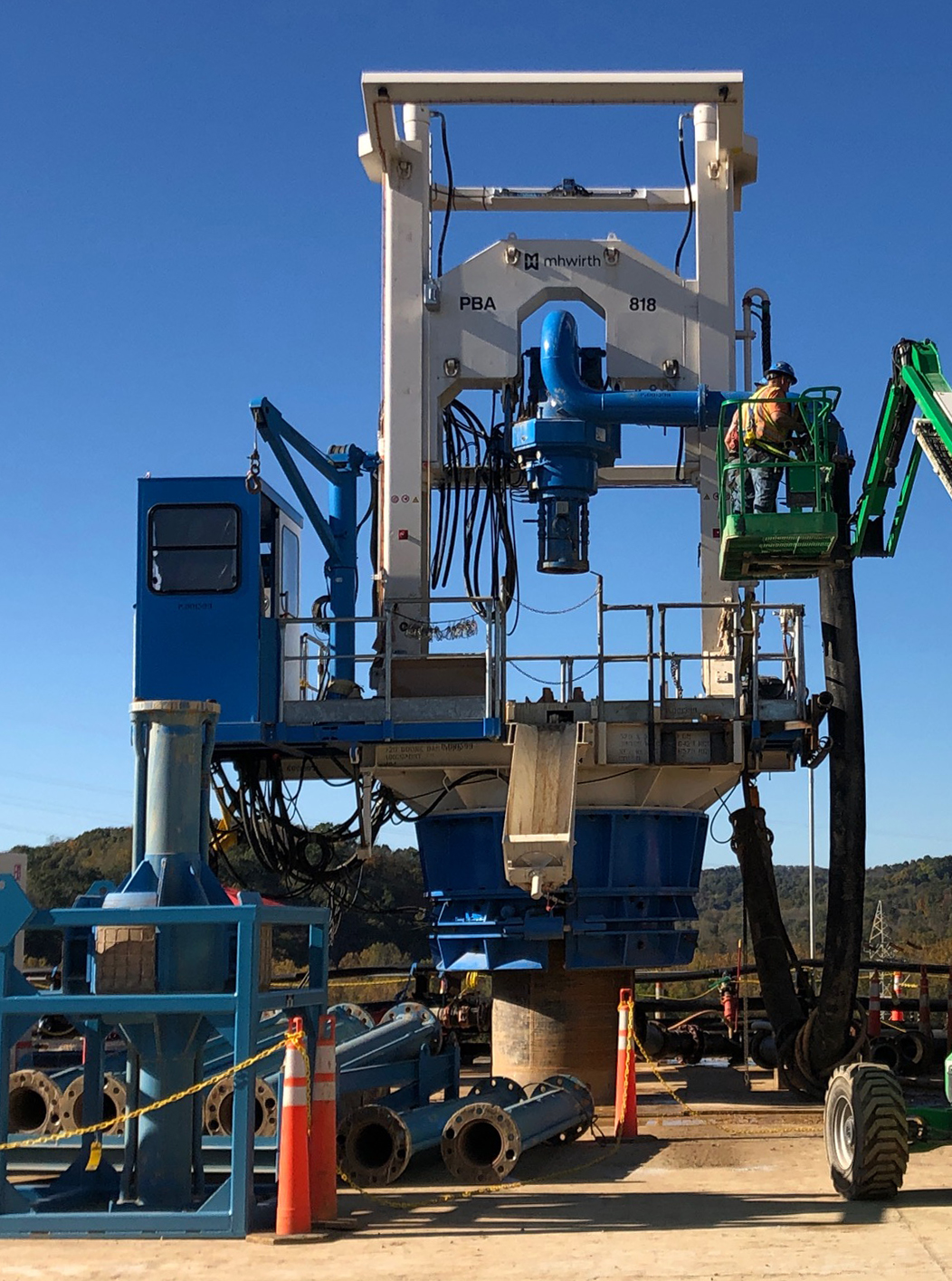constructionHQ | MHWirth Pile Top Rigs for Boone Dam Repair Project